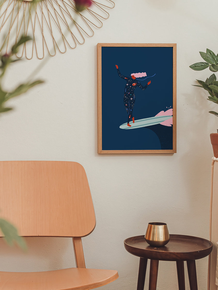 Cosmic girl - Art Print – Kookumbra